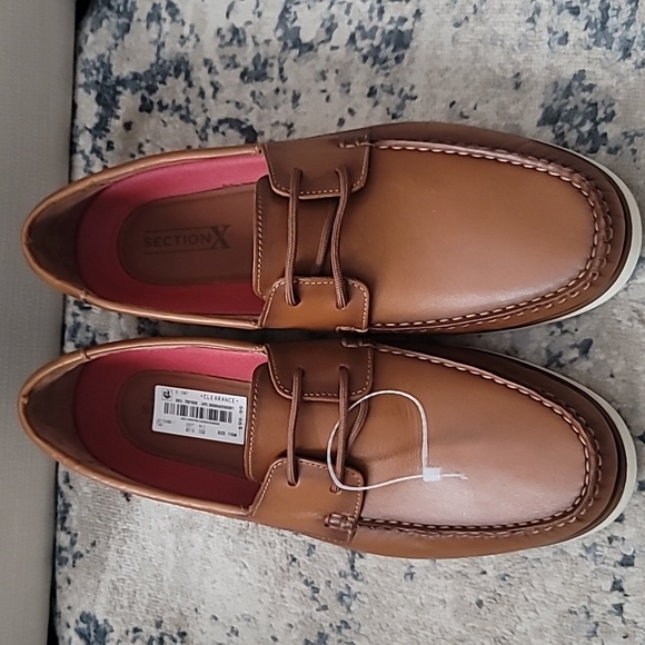 Section X | Shoes | Nwt Mens Brown Leather Boat Shoes | Poshmark